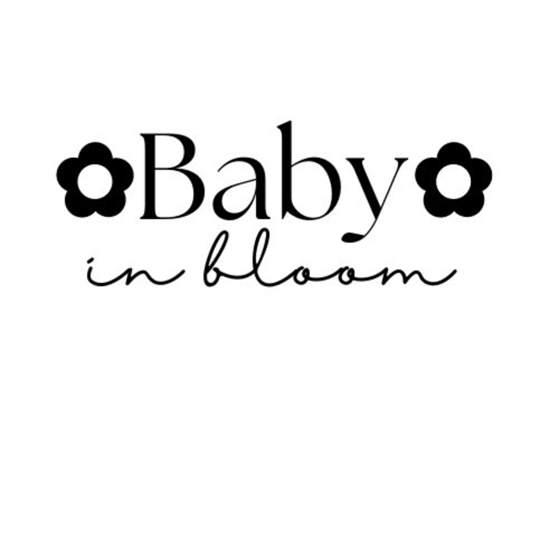 Baby in Bloom - Etsy