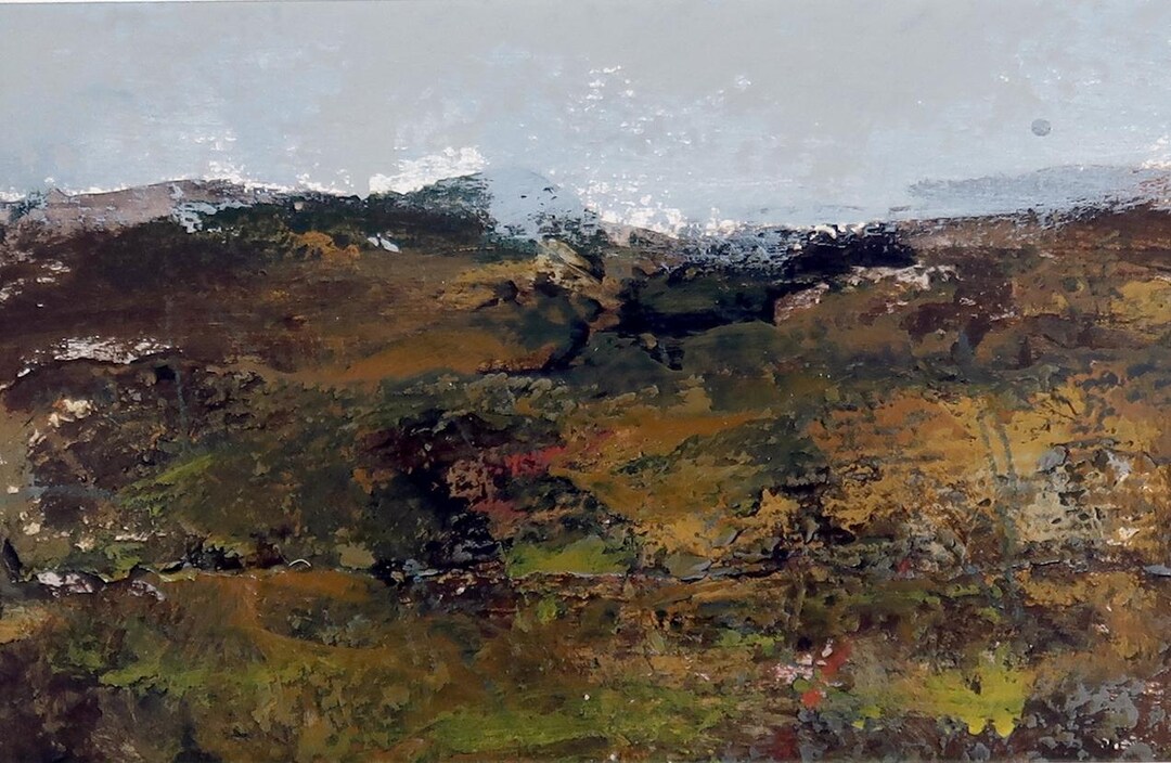 Small Acrylic Landscape Painting, "summer Hillscape". - Etsy