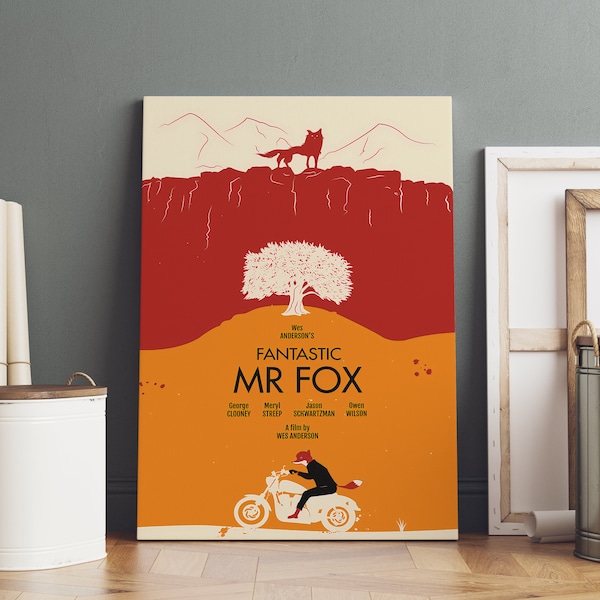Mr Fox Poster - Etsy