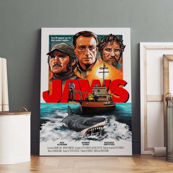 Jaws Poster - Etsy
