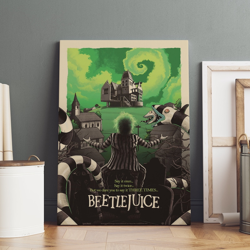 Beetlejuice Art Poster - Etsy