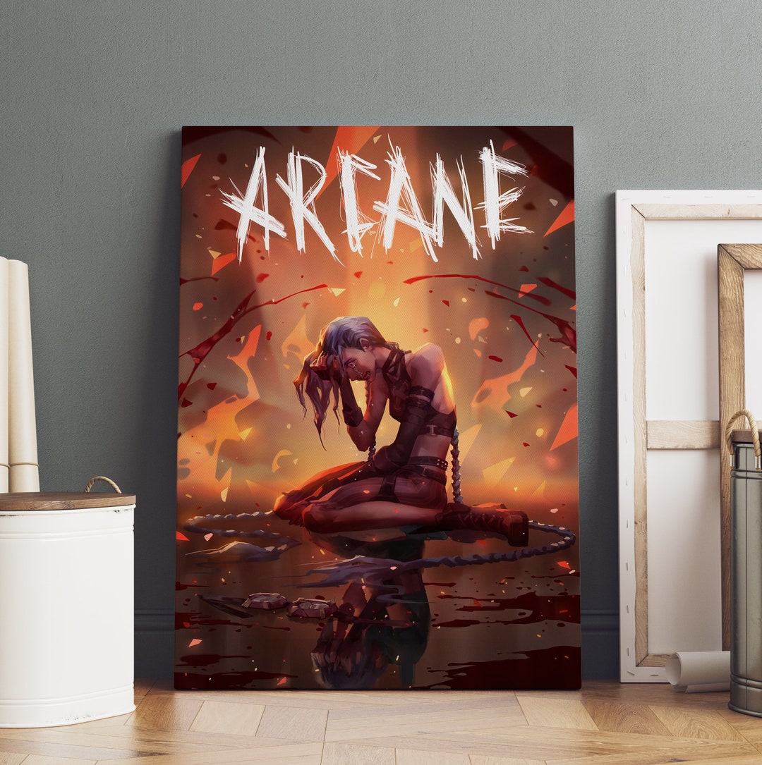 Arcane Poster | League of Legends Canvas | Rolled Canvas Print - Etsy