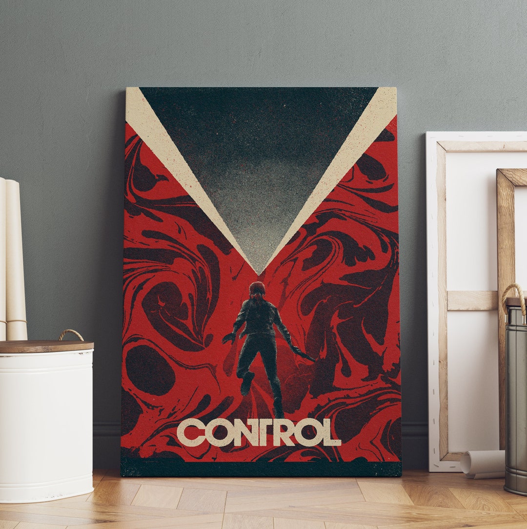 Control Jesse Faden Poster Jesse Faden Rolled Canvas Print Gaming Room ...