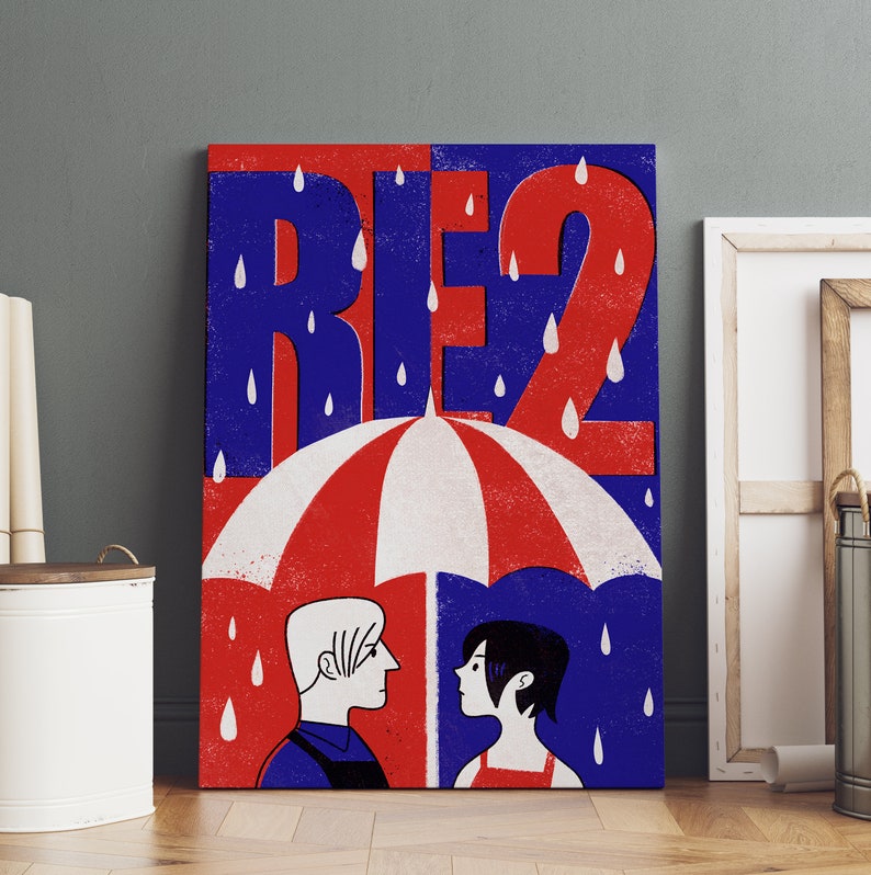 Resident Evil Poster | Rolled Canvas Print | Gaming Room Gift #2 - Etsy