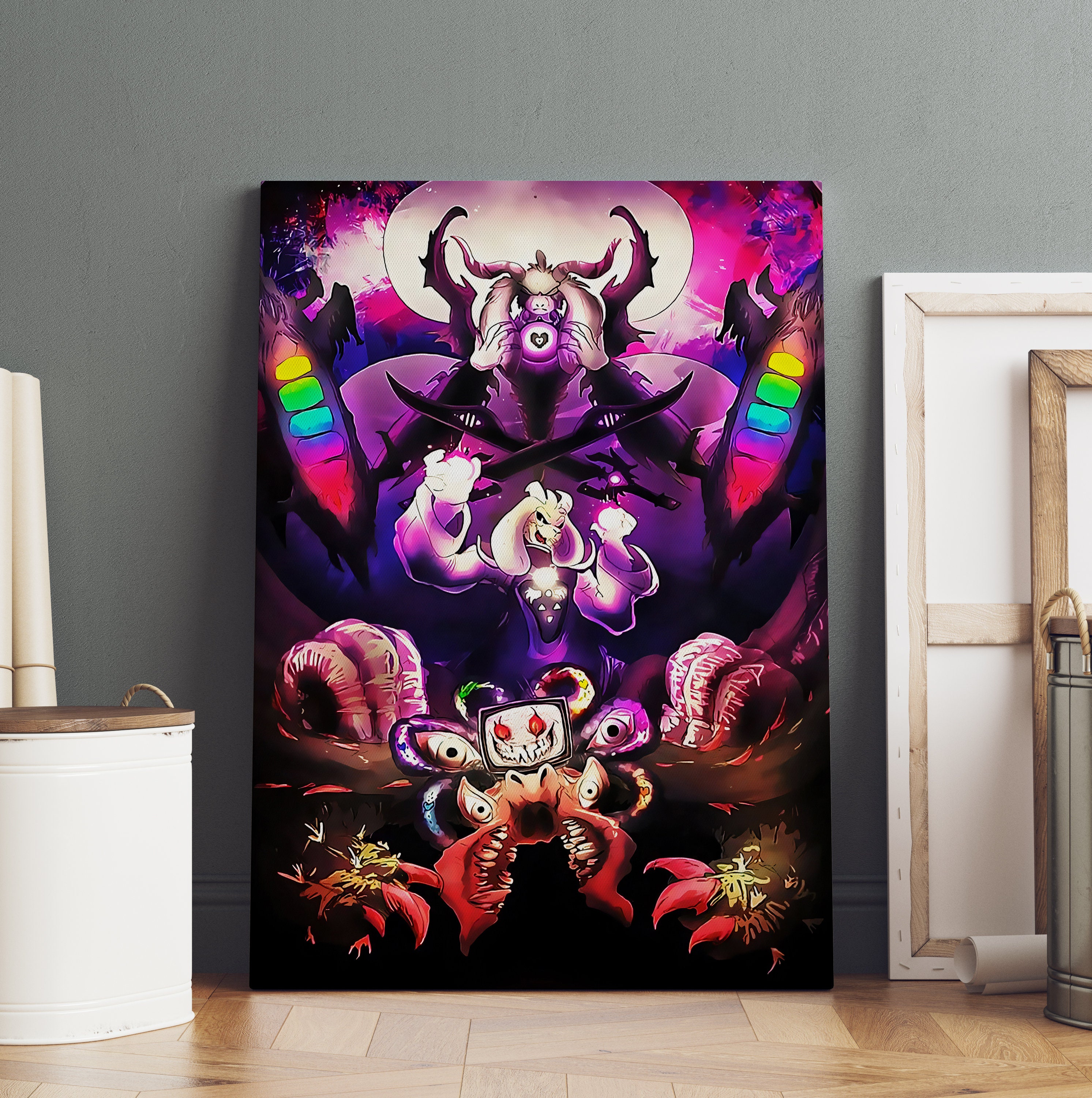 Undertale Poster | Rolled Canvas Print | Gaming Room Gift - Etsy