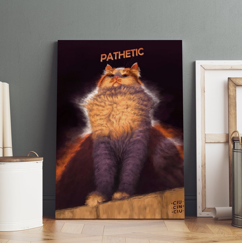 Pathetic Animal Poster | Duck Print | Rolled Canvas Print - Etsy