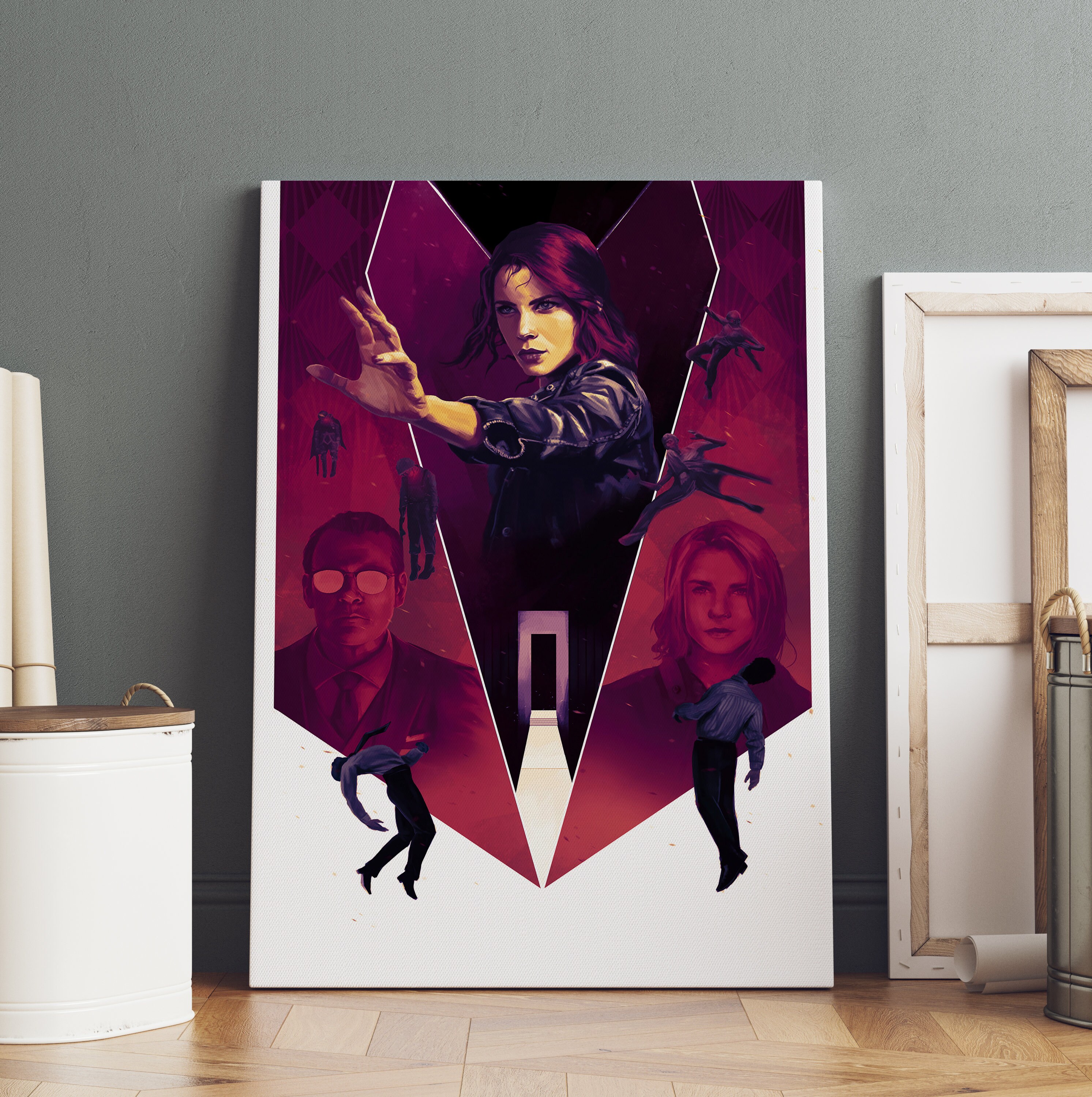 Control Jesse Faden Poster Jesse Faden Rolled Canvas Print - Etsy