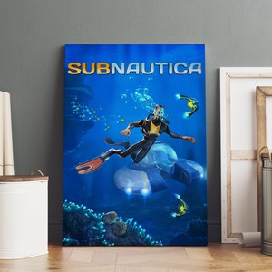 Subnautica Poster | Below Zero | Rolled Canvas Print | Gaming Room Gift ...