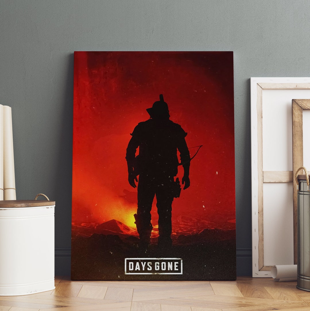 Days Gone Poster Rolled Canvas Print Gaming Room Gift - Etsy