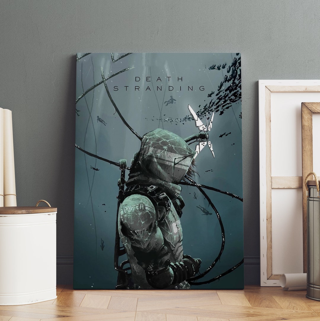 Death Stranding Poster Rolled Canvas Print Gaming Room - Etsy