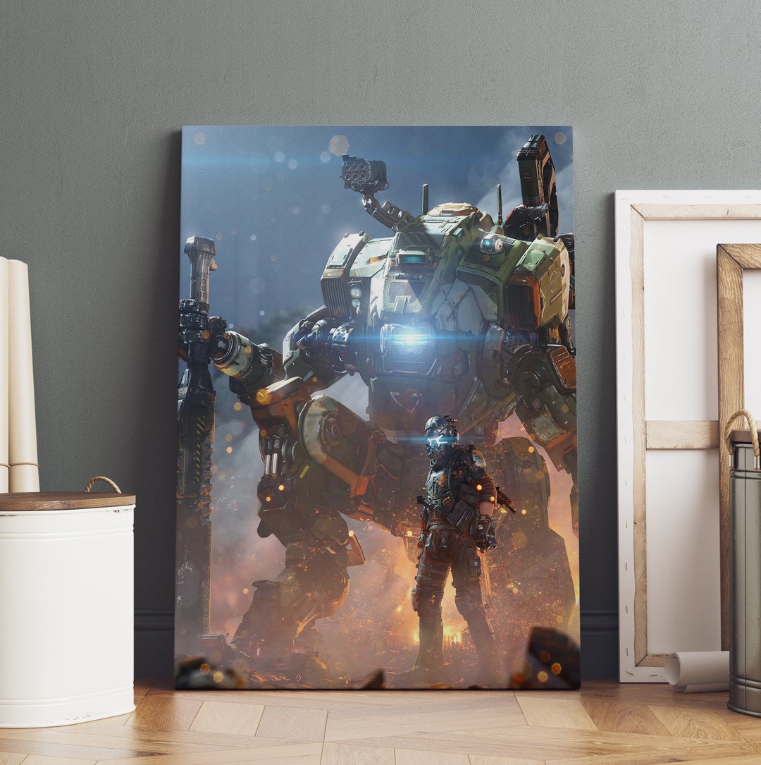 Titanfall Poster | Jack Cooper | Rolled Canvas Print | Gaming Room Gift ...
