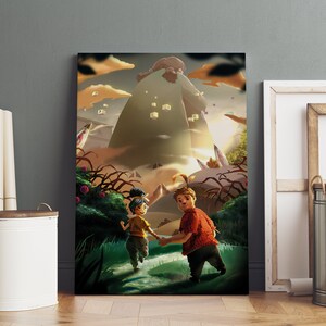 It Takes Two Poster | Rolled Canvas Print | Gaming Room Gift - Etsy