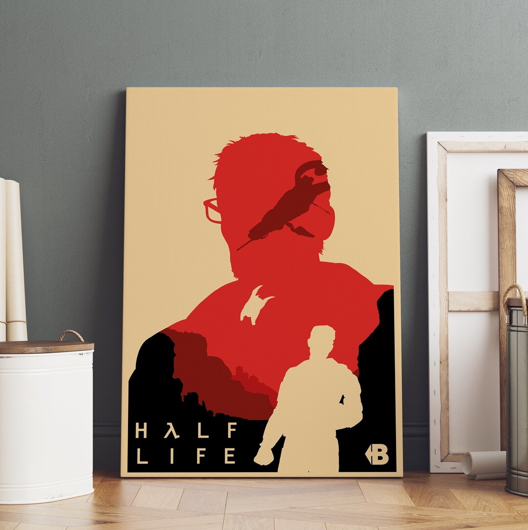 Half-life Poster | Half-life: Alyx | Rolled Canvas Print | Gaming Room ...