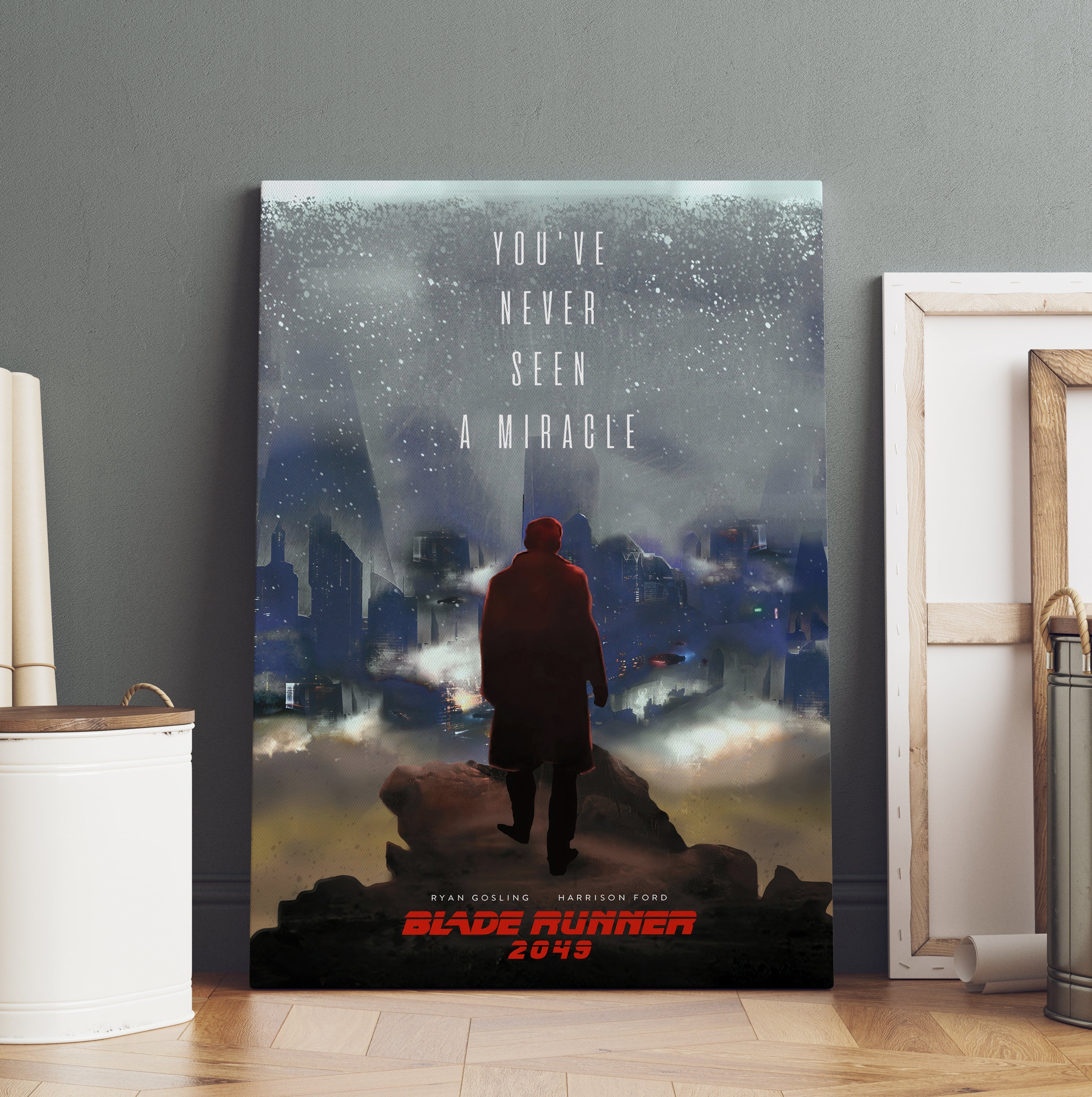 Blade Runner Poster Blade Runner Movie Rolled Canvas Print Movie Room ...