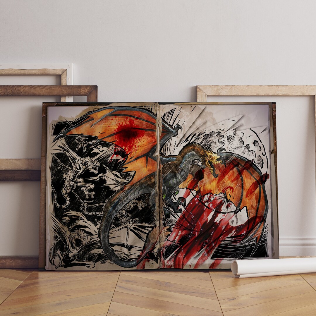 ARK Survival Evolved Poster Rolled Canvas Print Gaming Room Gift 2 - Etsy