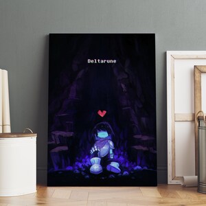 Deltarune Poster | Rolled Canvas Print | Gaming Room Gift - Etsy