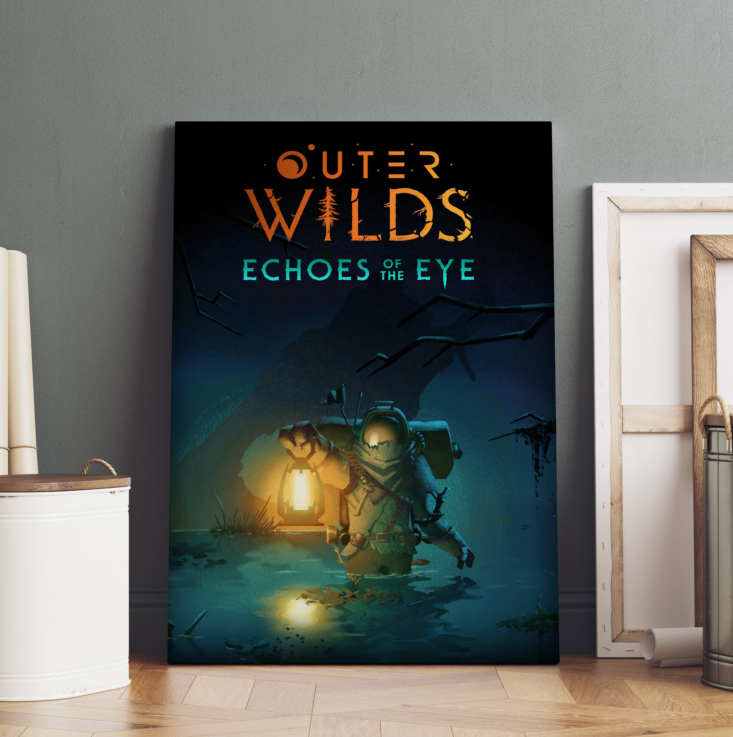 Outer Wilds Poster Rolled Canvas Print Gaming Room Gift 2 - Etsy