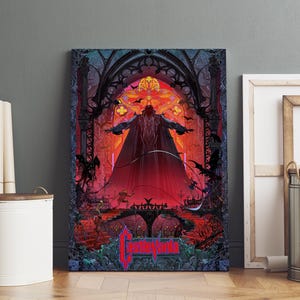 Castlevania Poster | Rolled Canvas Print | Gaming Room Gift #1 - Etsy