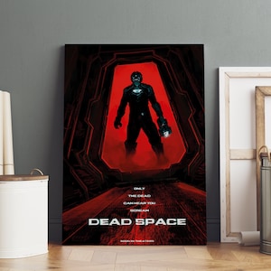 Dead Space Poster | Isaac Clarke Art | Rolled Canvas Print | Gaming ...