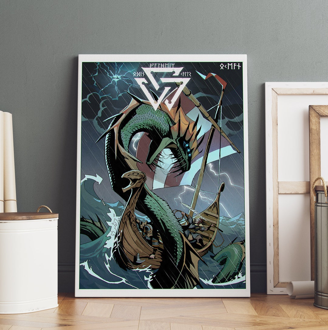 Valheim Poster | Rolled Canvas Print | Gaming Room Gift - Etsy