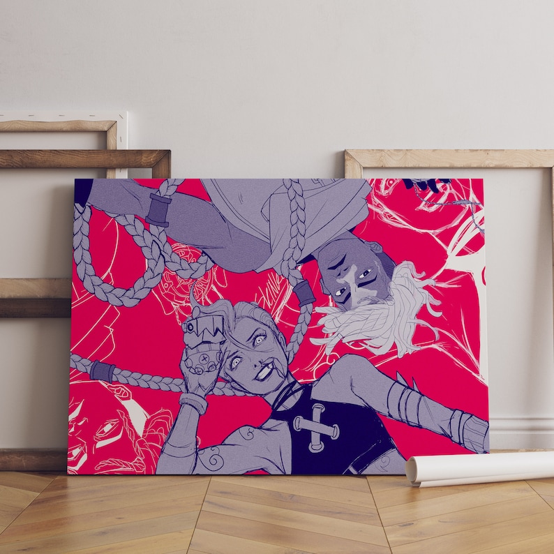 Arcane Poster | League of Legends Canvas | Rolled Canvas Print - Etsy