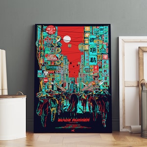 Blade Runner Poster | Blade Runner Movie | Rolled Canvas Print | Movie ...