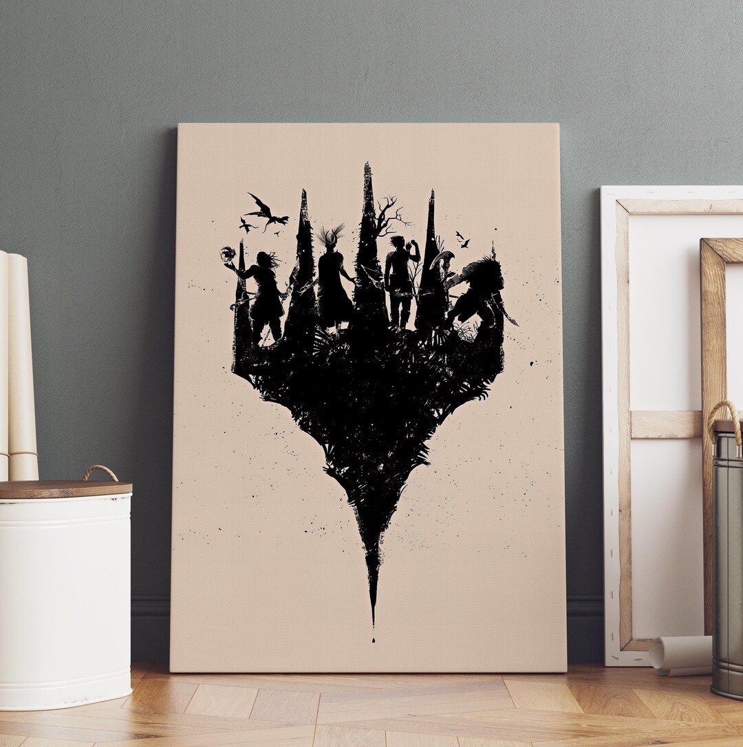 Magic: the Gathering Poster | Rolled Canvas Print | Gaming Room Gift - Etsy