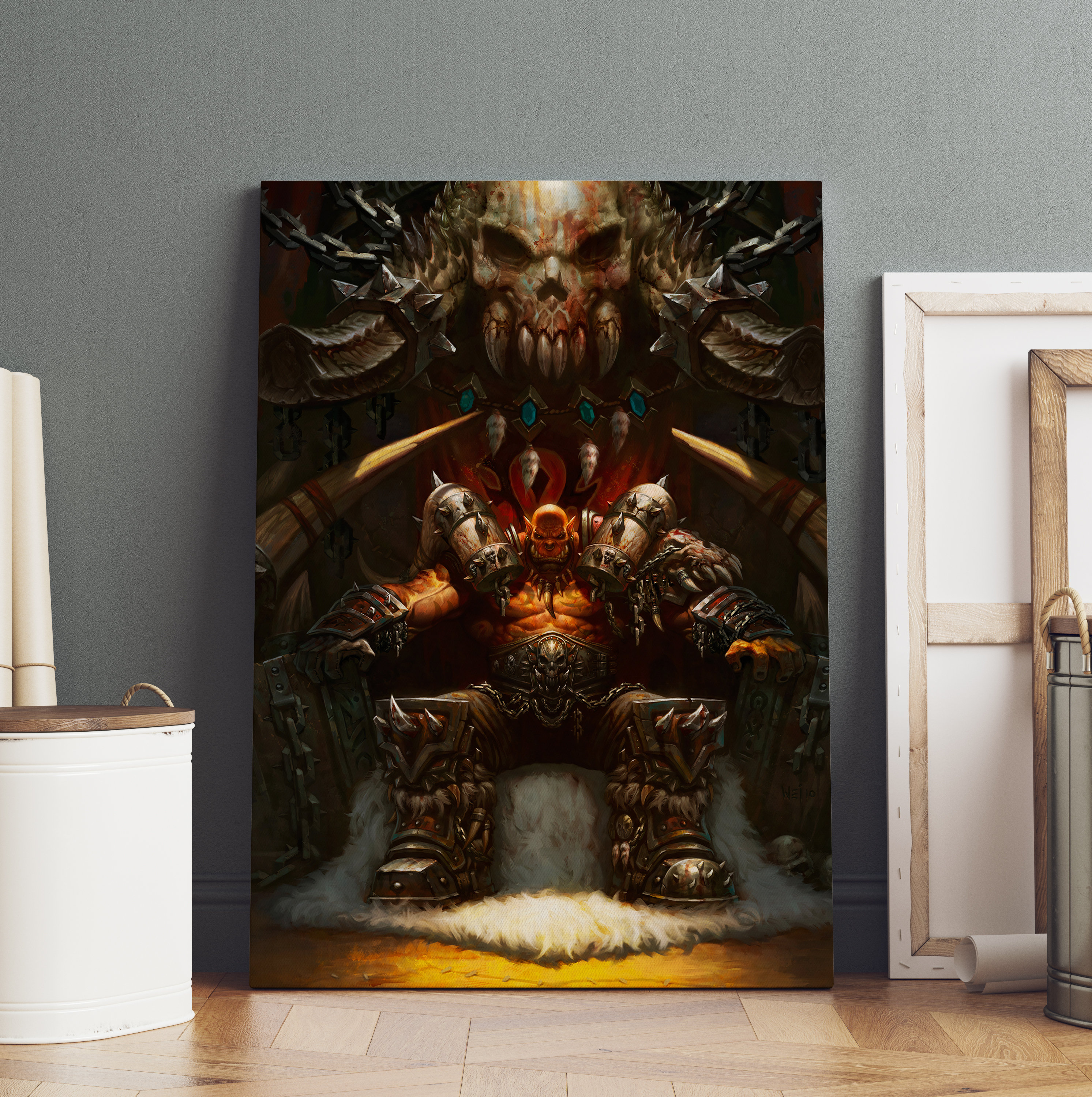 World of Warcraft Poster Rolled Canvas Print Gaming Room - Etsy