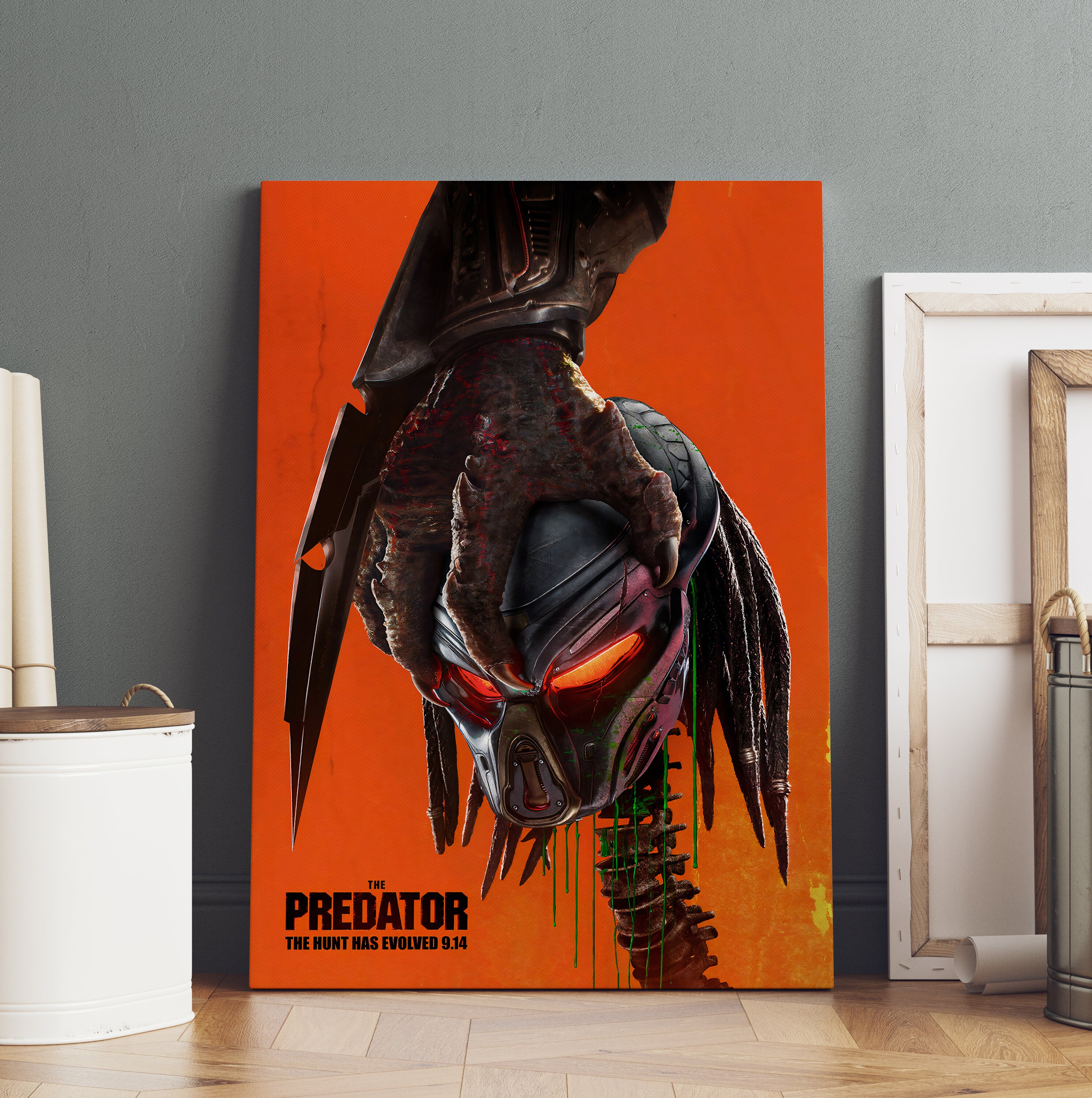 Predator Poster Arnold Schwarzenegger Classic Movie Wall Art Rolled ...