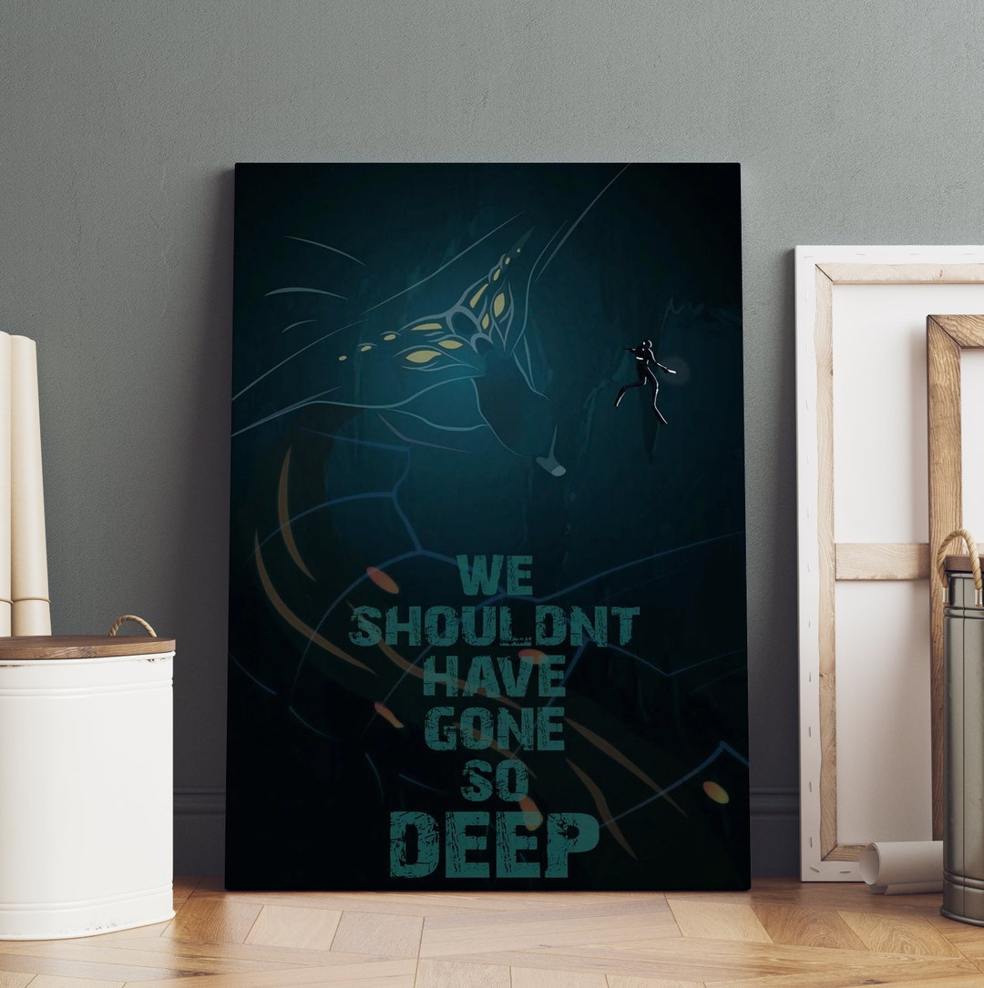 Subnautica Poster | Below Zero | Rolled Canvas Print | Gaming Room Gift ...