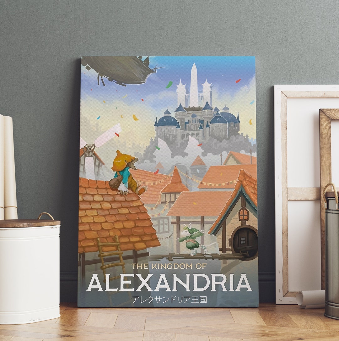 Final Fantasy Poster | Rolled Canvas Print | Gaming Room Gift #1 - Etsy