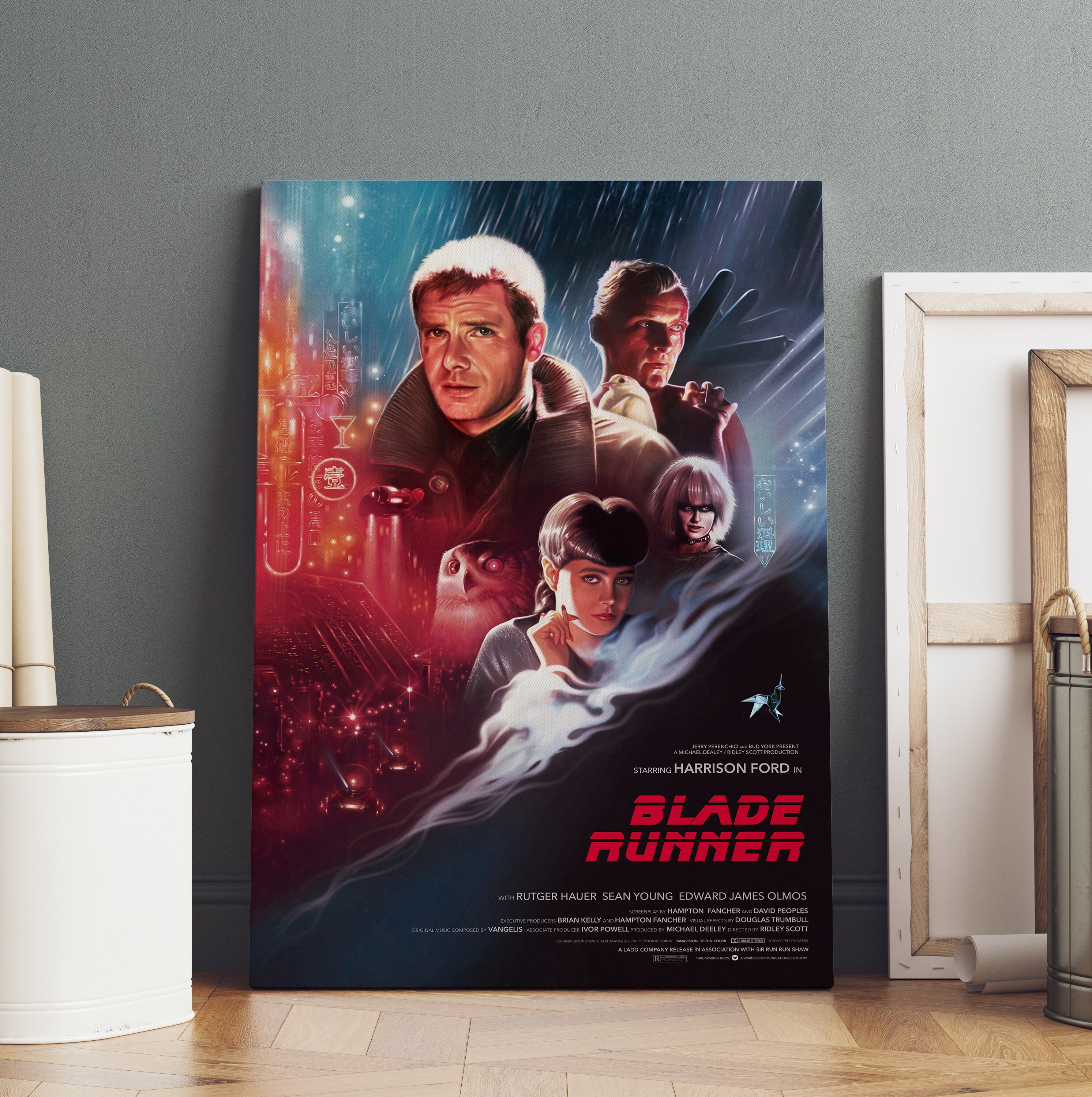Blade Runner Poster Blade Runner Movie Rolled Canvas Print Movie Room ...