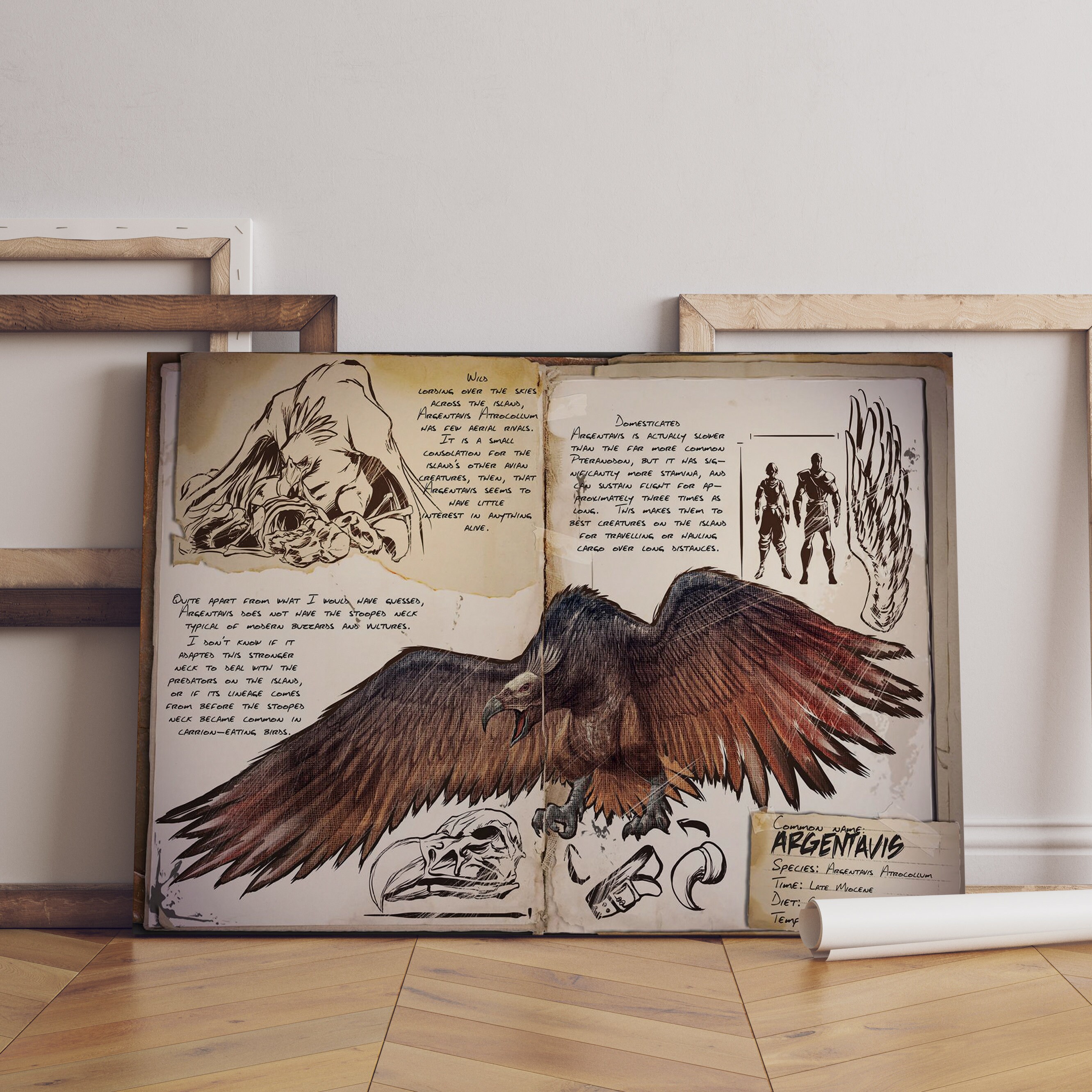 ARK Survival Evolved Poster Rolled Canvas Print Gaming Room Gift 3 - Etsy