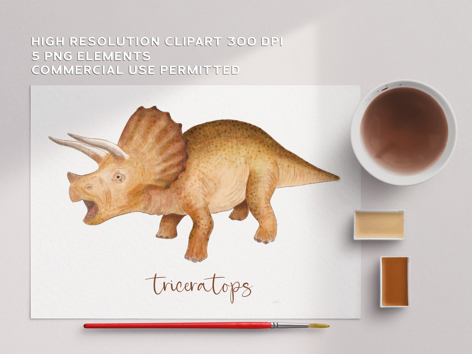 Dinosaur Clipart PNG, Watercolor Dinosaur Clipart, T Rex Dinosaur ...