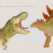 Dinosaur Clipart PNG, Watercolor Dinosaur Clipart, T Rex Dinosaur ...
