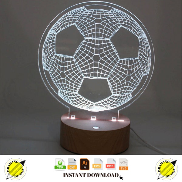 Soccer Lamp - Etsy