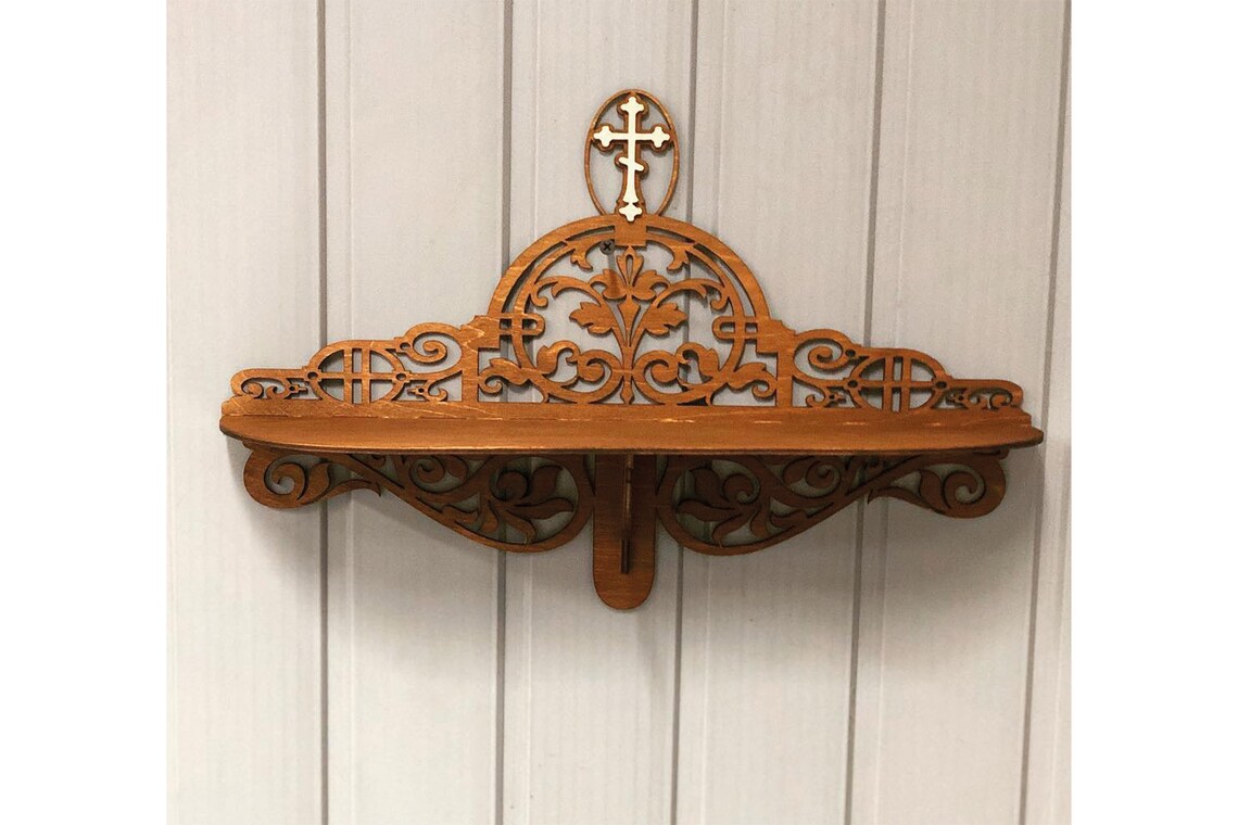 Laser Cut Wall Altar Shelf Instant Download Vector Files Cdr - Etsy