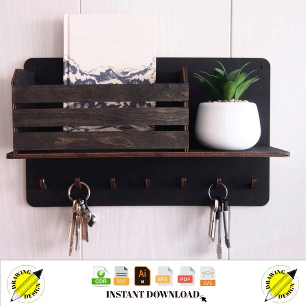 Wall Key Holder - Etsy