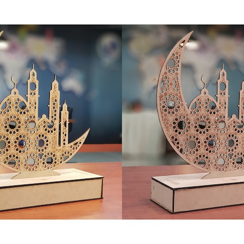 Laser Cut Ramadan Banner Ramadan Mubarak Decor SVG Ai CDR File - Etsy