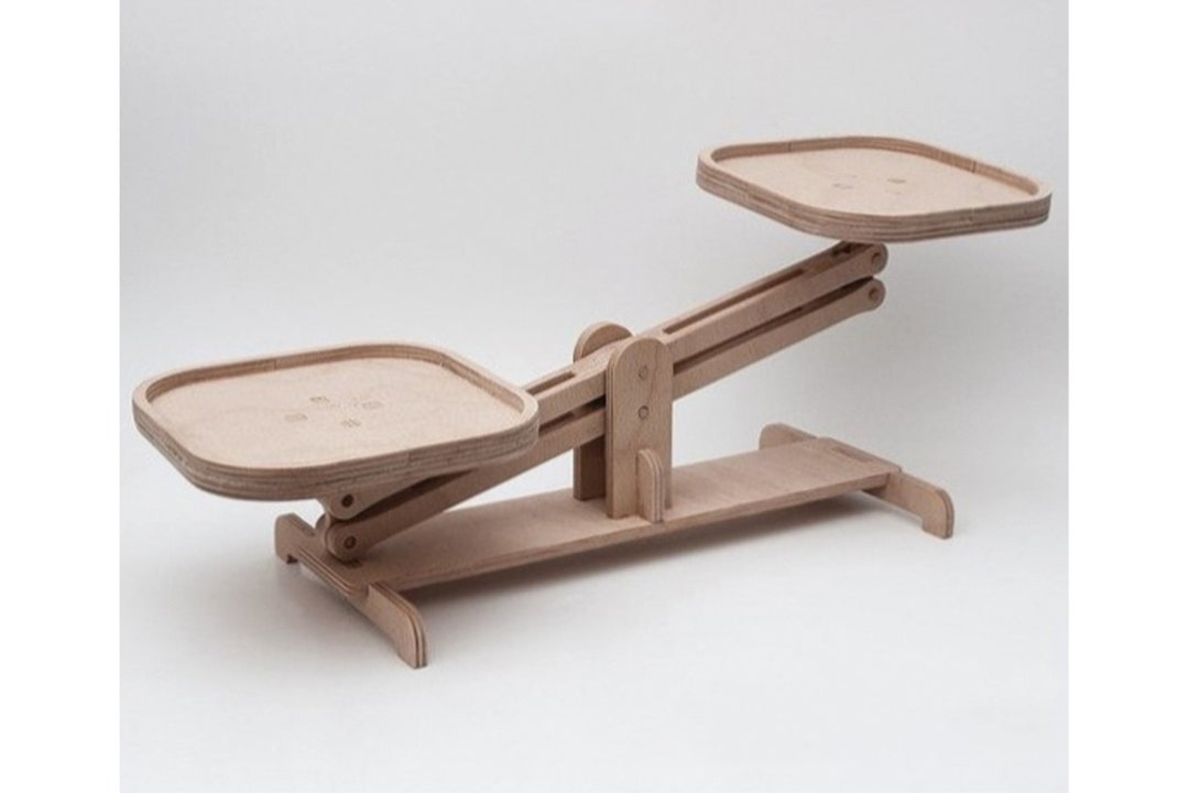 Laser Cut Wooden Balance Scale Toy Instant Download Vector - Etsy