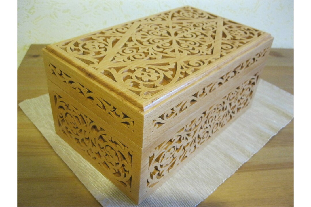 Laser Cut Decorative Wooden Box 6mm Instant Download Vector Files Cdr ...