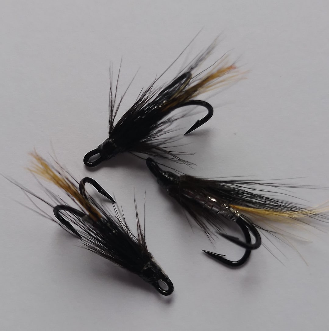 Silver Stoat Salmon Flies. Pack of 3. Size 12 Double - Etsy
