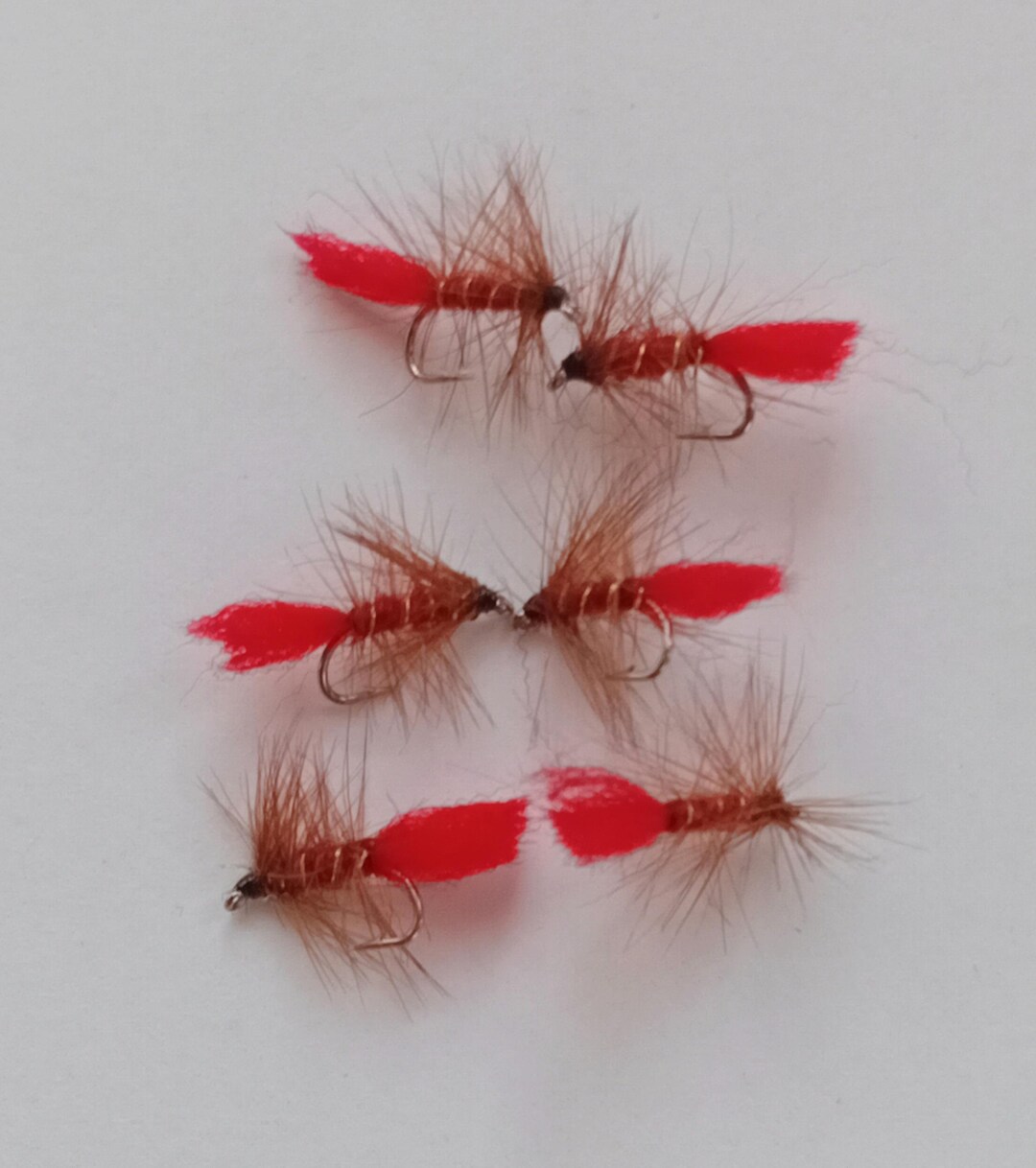 Soldier Palmer Trout Flies. Pack of 6 - Etsy