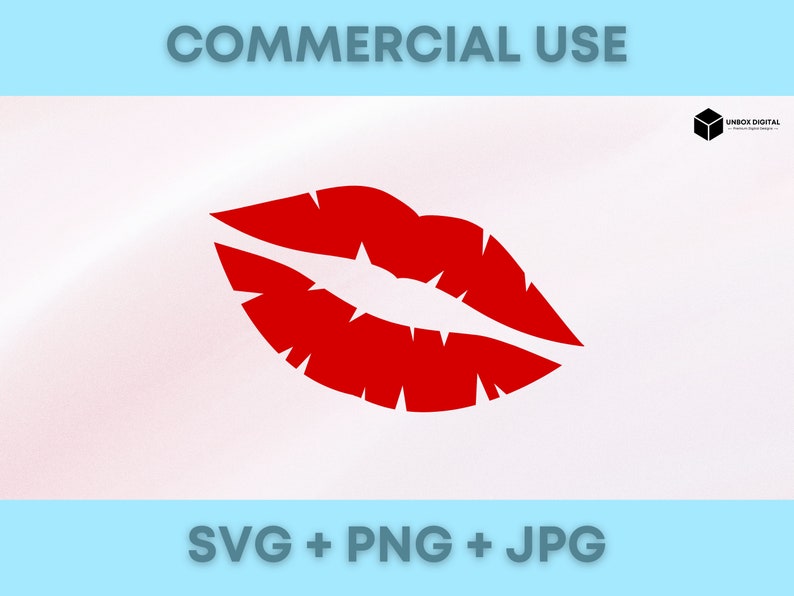 Lips Svg, Lips Png, Red Lips Svg, Kiss Svg, American Lips Svg, Kiss Design, Cricut and ...