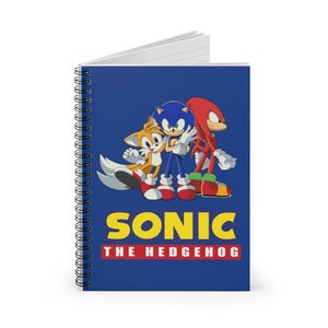 Sonic Notebook - Etsy