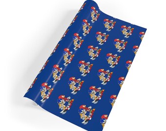 Sonic Gift Wrapping Paper - Etsy