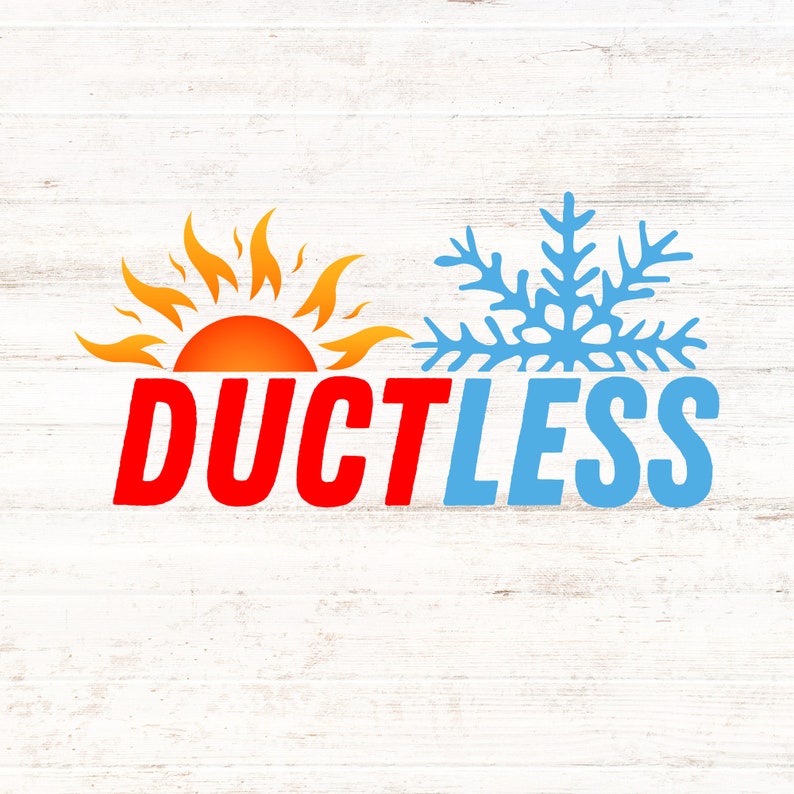 9 Hvac Ductless Logo Sticker Maker Bundle SVG, PNG, PDF - Heating and ...