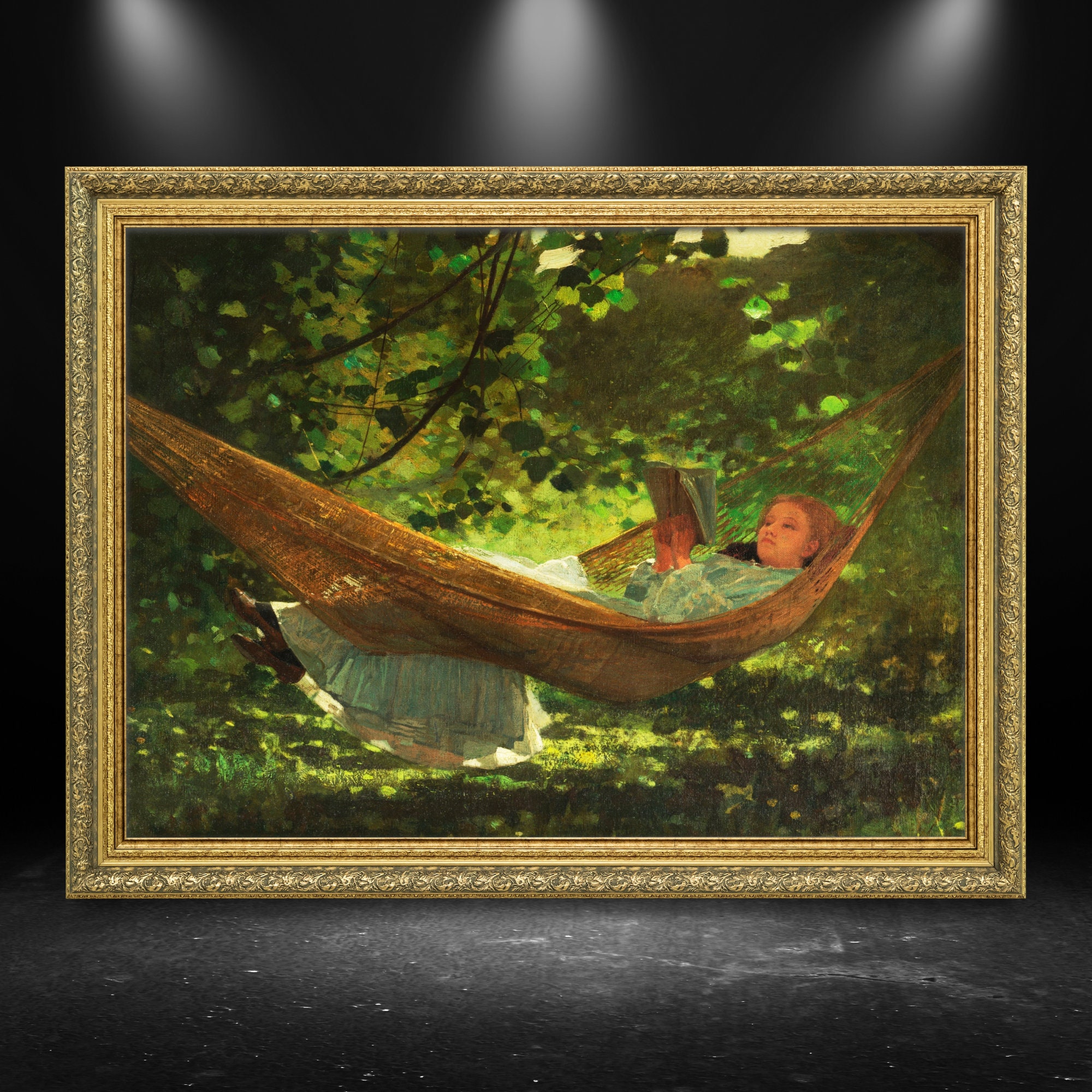 Sunlight and Shadow (1872) by Winslow Homer. Original From the ...