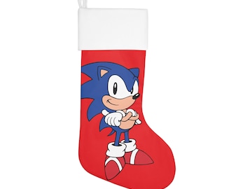 Cartoon Sonic the Hedgehog Quilted Christmas Stocking - Etsy