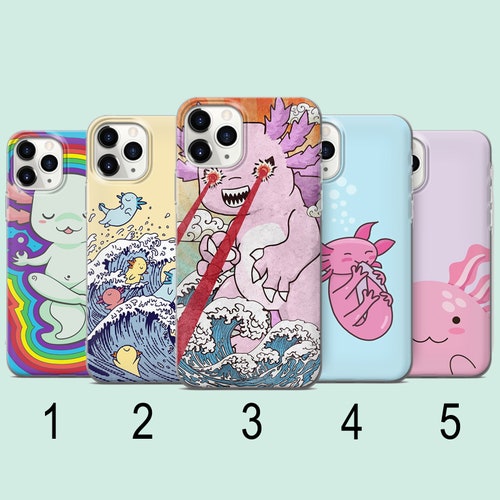 Adorable Axolotl Clear Phone Case for Iphone and Samsung - Etsy